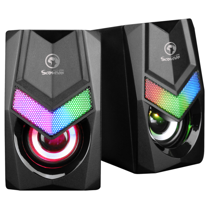 MARVO SCORPION SG-118 – RGB USB Powered Speakers - Get Connected IT